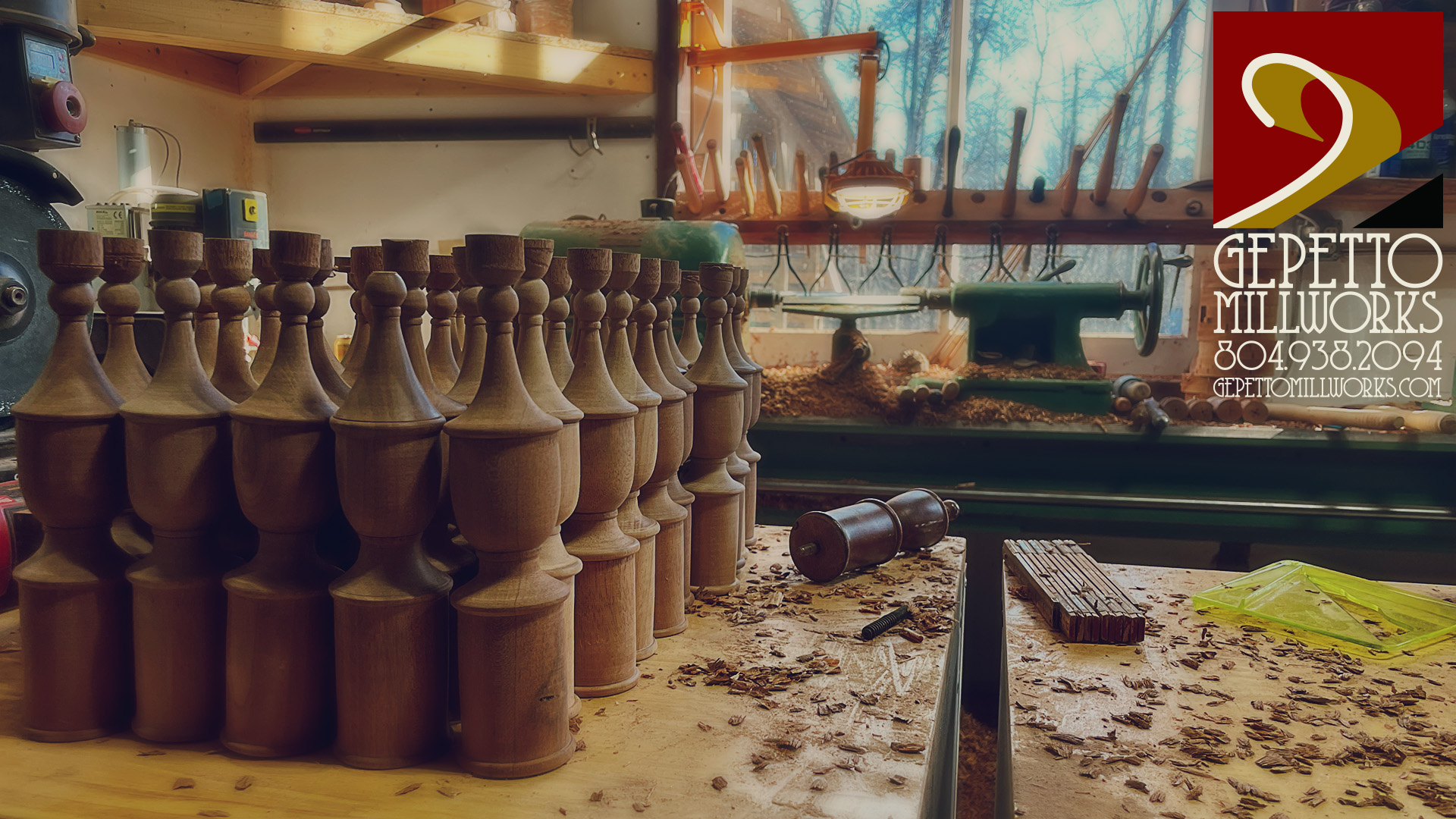 made to order custom round wooden turned millwork